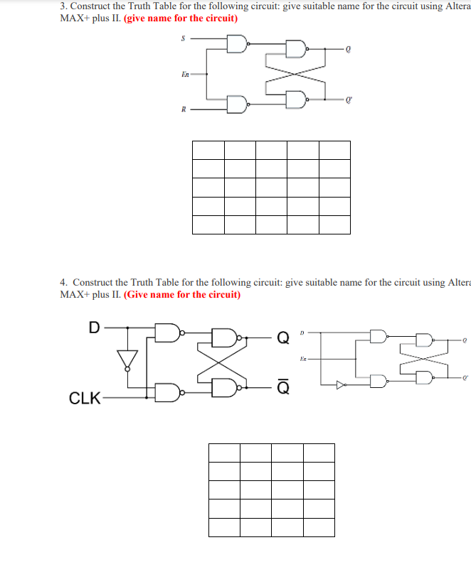 Solved 3. Construct the Truth Table for the following | Chegg.com