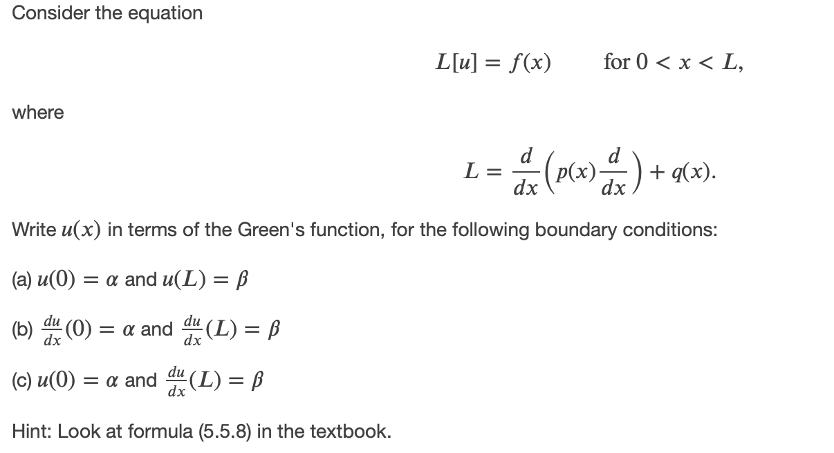 Solved Green's Function related problem; problem post once | Chegg.com