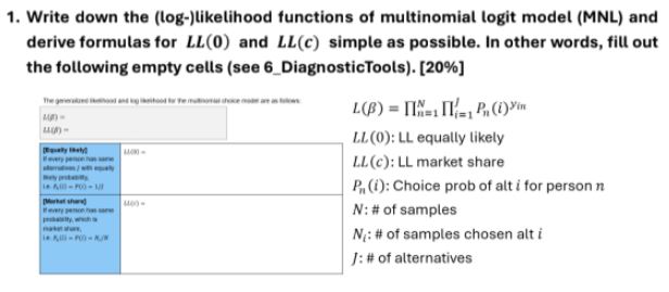 Solved Write down the (log-)likelihood ﻿functions of | Chegg.com