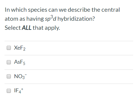Asf5 Hybridization