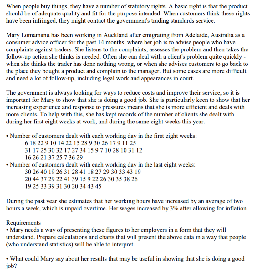 Please solve a QMB question. What chart should be | Chegg.com