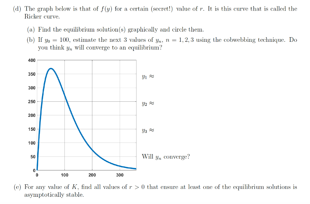 Solved problem you will analyze another model for population | Chegg.com