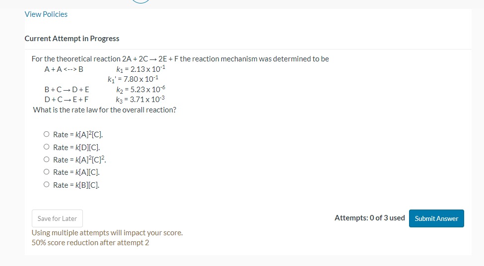 Solved View PoliciesCurrent Attempt in ProgressFor the | Chegg.com