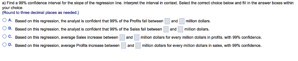 Solved A Business Analyst Was Interested In The Relationship