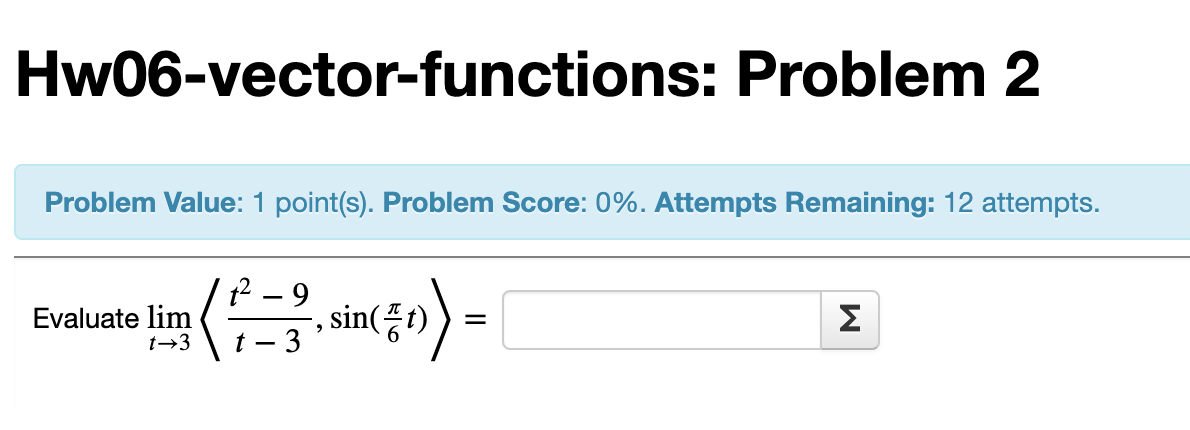 Solved Hw06 Vector Functions Problem 2 Problem Value 1 