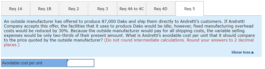 Solved The company has 500 Daks on hand that have some | Chegg.com