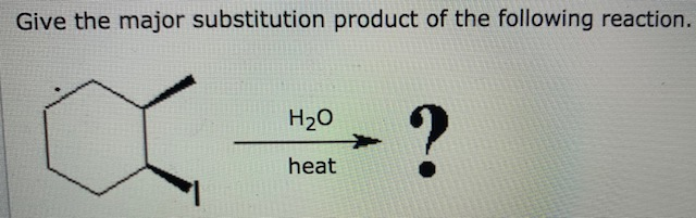 Solved H2SO4 OH heat H2SO4 OH heat Give the major | Chegg.com