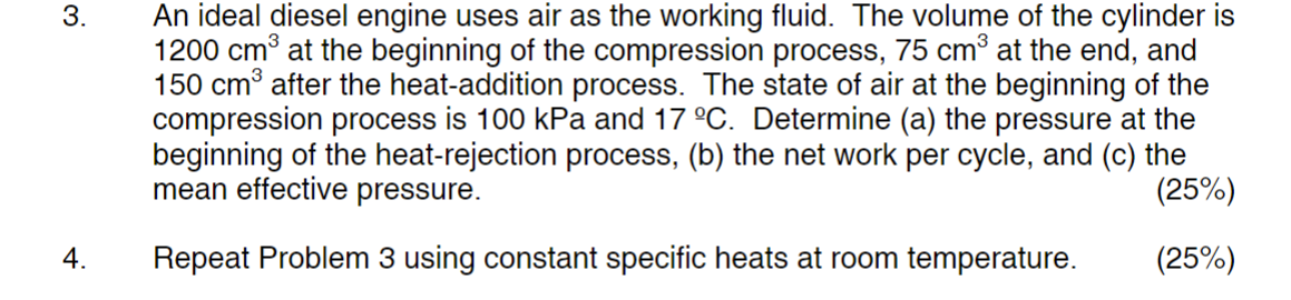 Solved (Please solve problem 3 ﻿for variable specific | Chegg.com