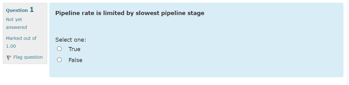 Solved Pipeline rate is limited by slowest pipeline | Chegg.com