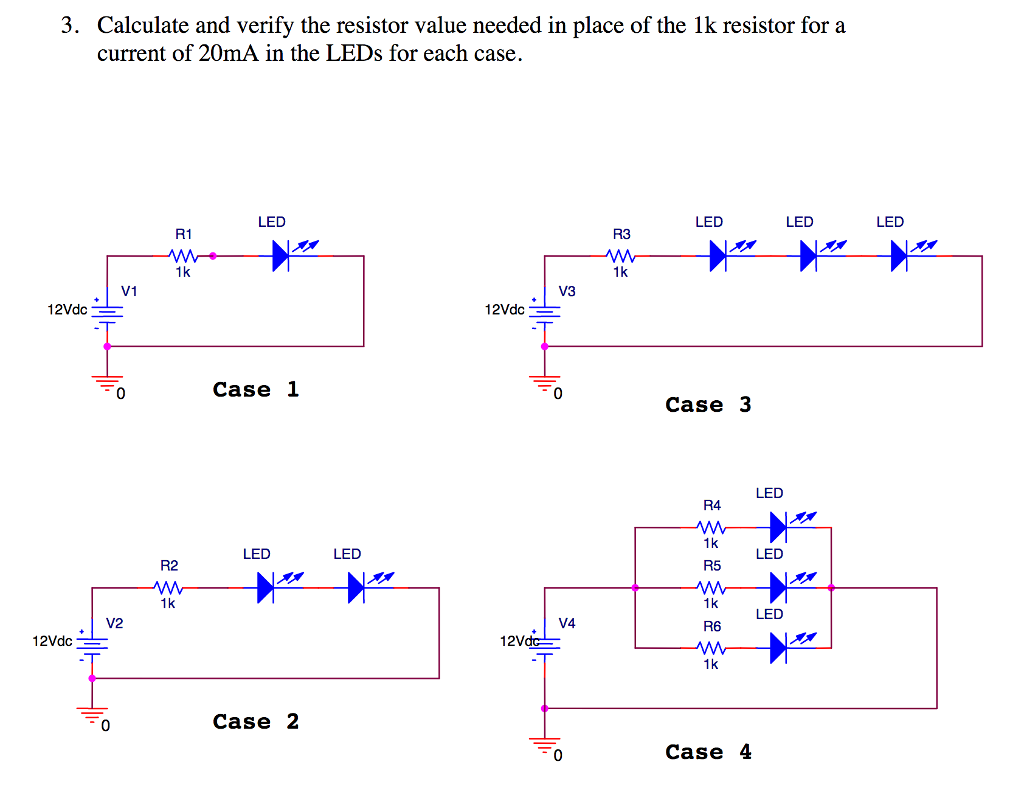 Solved Calculate and verify the resistor value needed in | Chegg.com