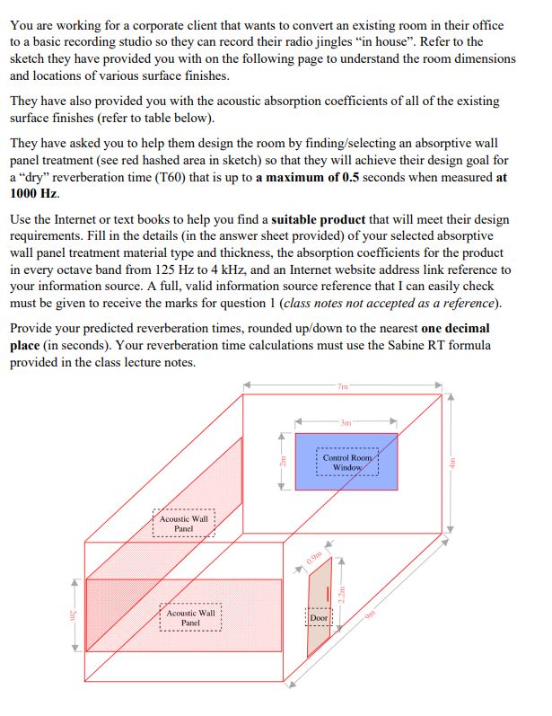 Solved You are working for a corporate client that wants to | Chegg.com
