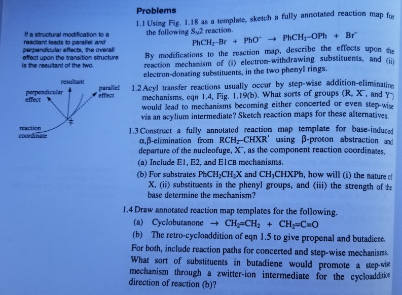 Solved 1.3: Construct a fully annotated reaction map | Chegg.com