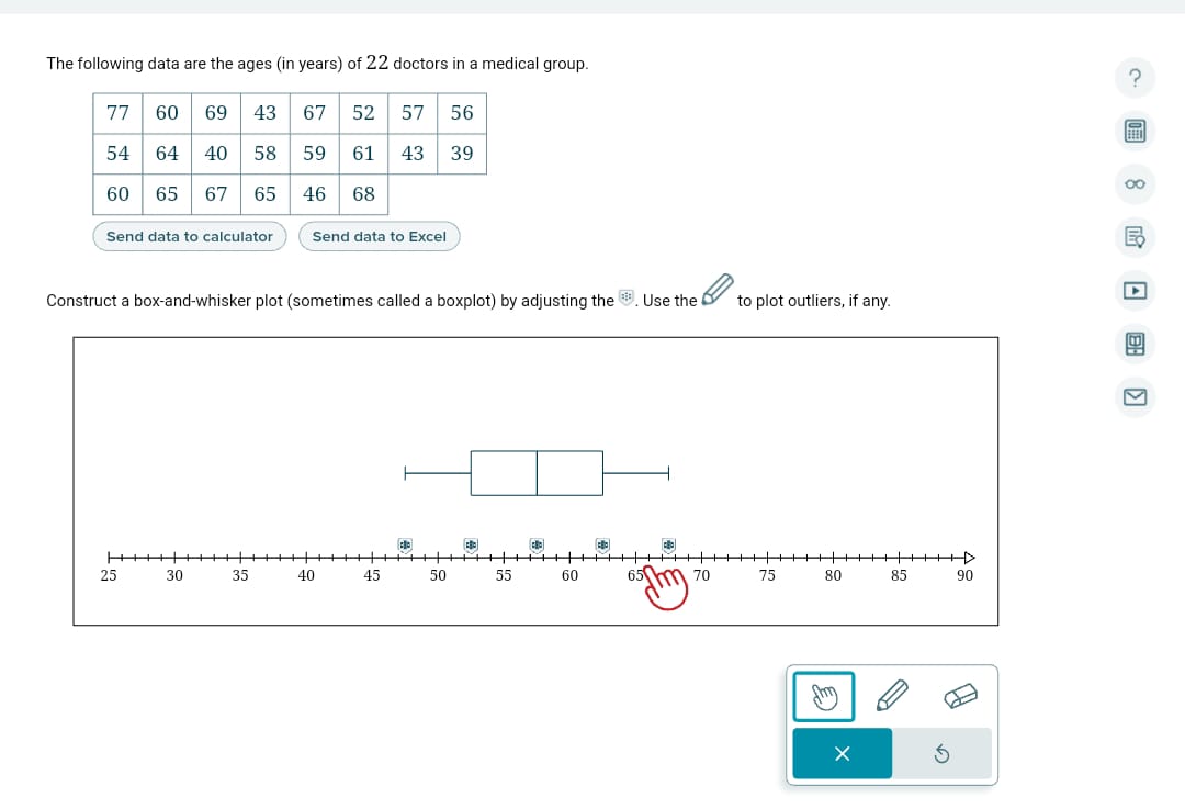 Solved The following data are the ages (in years) of 22 | Chegg.com