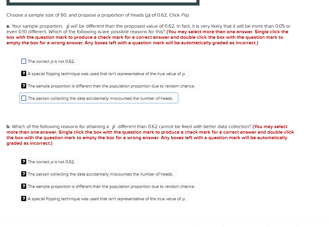 Solved a. Your sample proportion, pˉ will be different than | Chegg.com