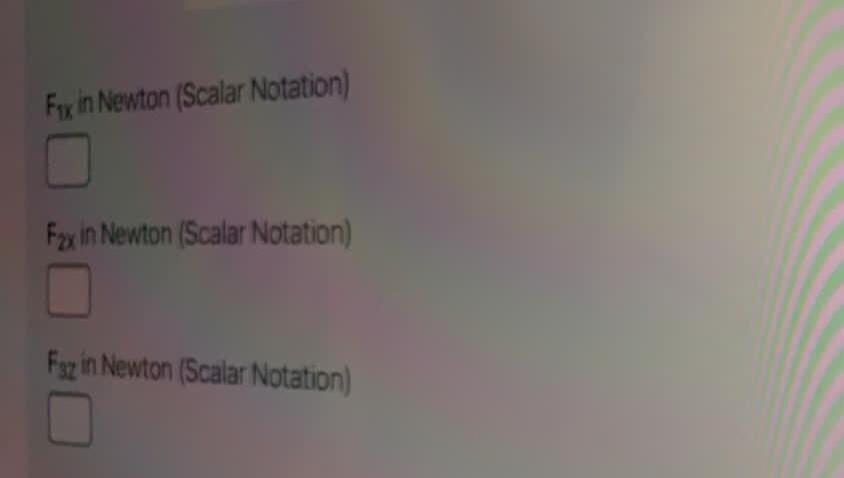 Solved For the 3D force vector system shown in Fig.2. | Chegg.com