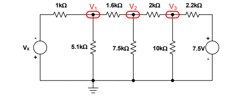 Solved Using the node voltage method, find the node voltages | Chegg.com