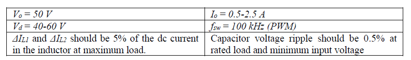 Solved The circuit above is a 4th order dc-dc converter with | Chegg.com