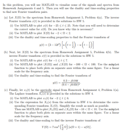 Solved In this problem, you will use MATLAB to visualize | Chegg.com