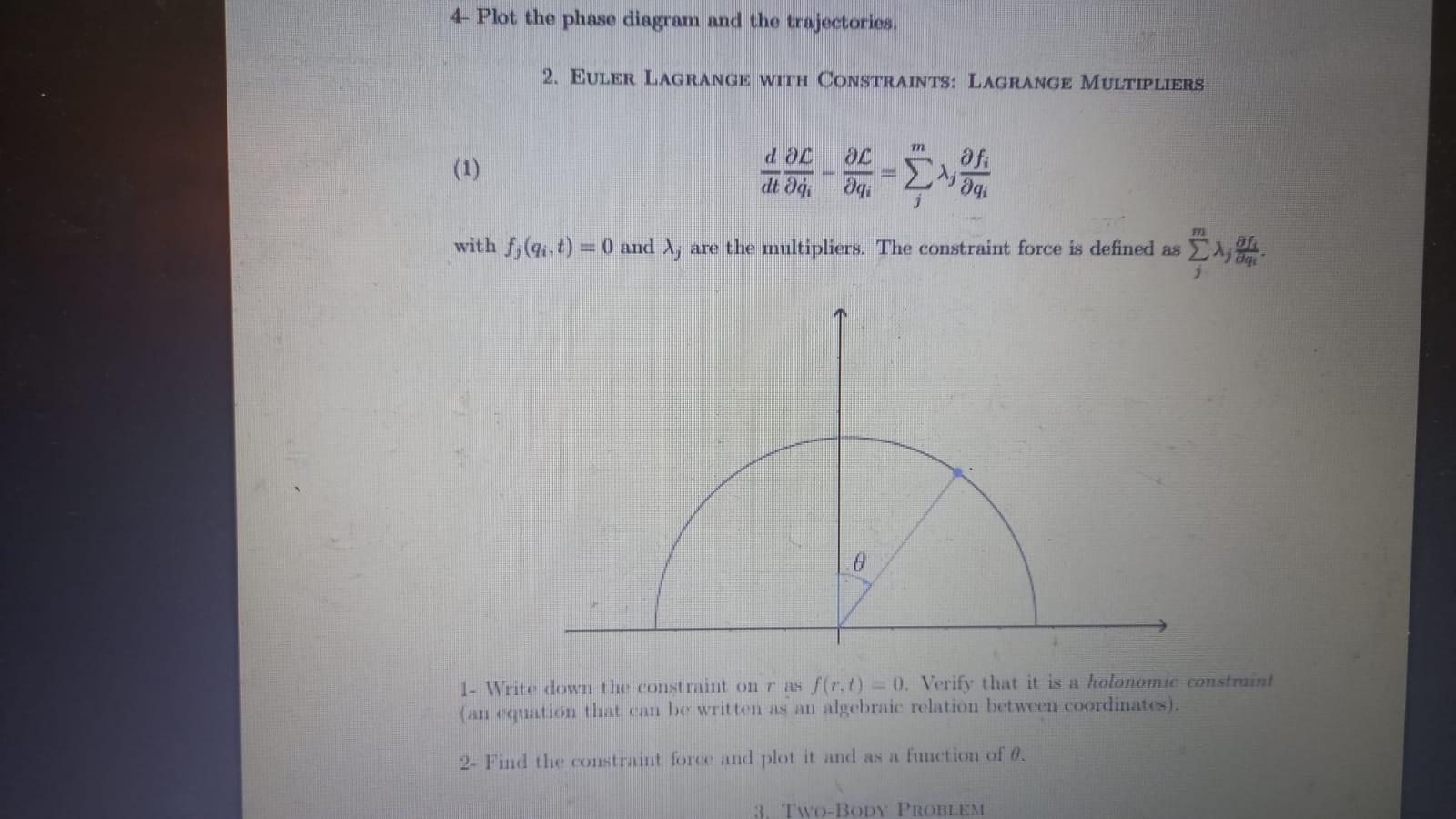4- Plot the phase diagram and the trajectories. 2. | Chegg.com