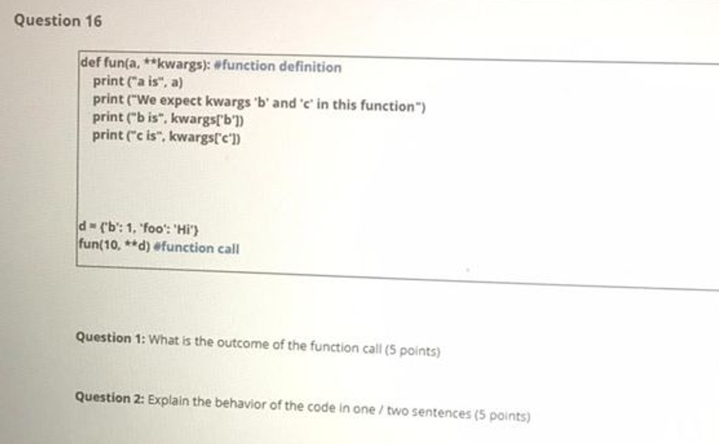 Solved tion 7 Define a MyFrame class (a subclass of Frame) | Chegg.com