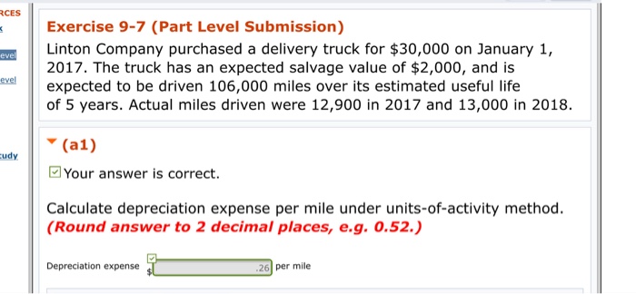Solved RCES Exercise 9-7 (Part Level Submission) evel Linton | Chegg.com