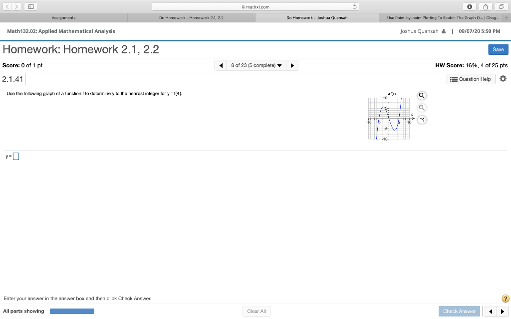 Solved D mathxl.com Assignments Do Homework - Homework 2.1, | Chegg.com