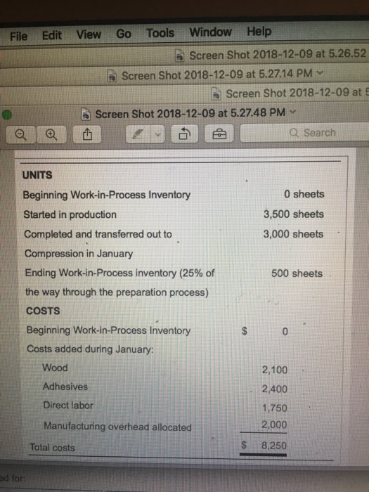 Solved Preview File Edit View Go Tools Window Help Screen | Chegg.com
