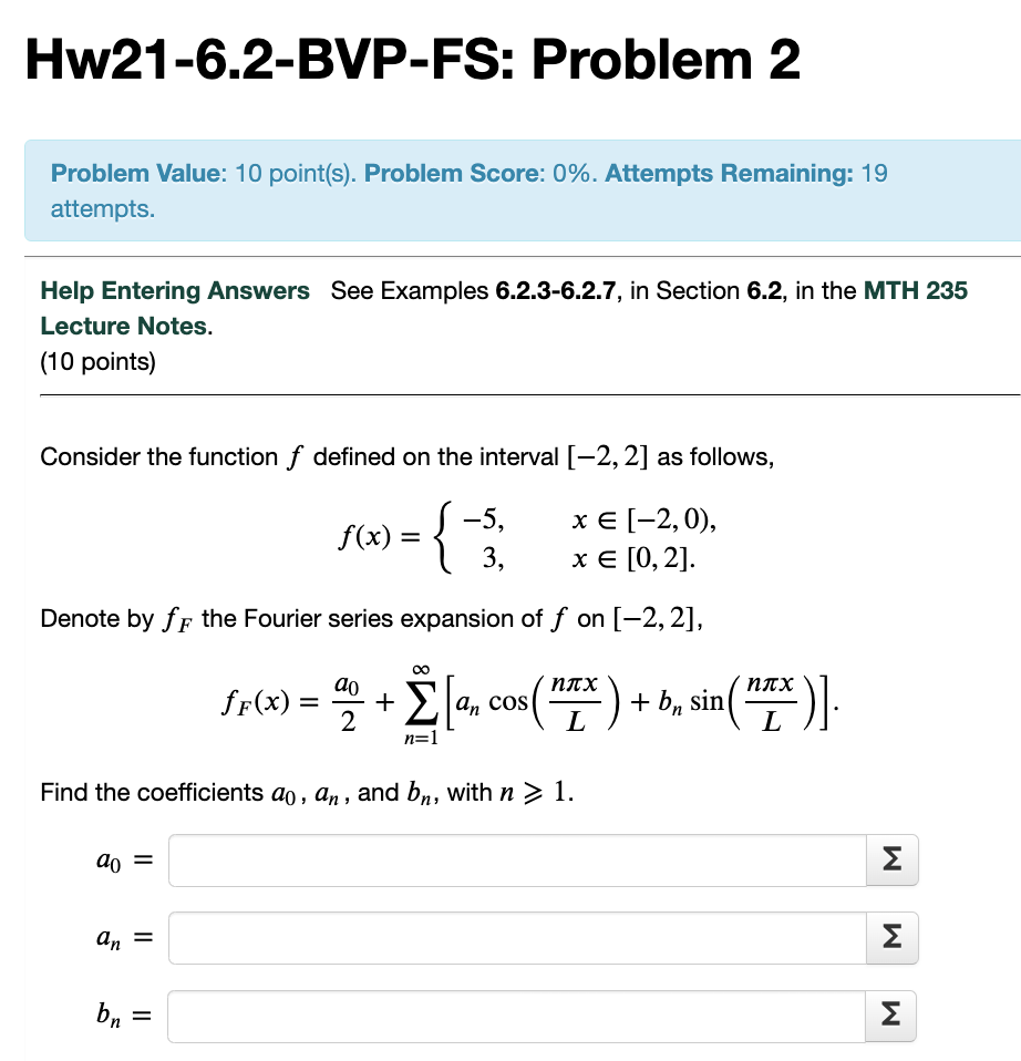 Solved Hw21-6.2-BVP-FS: Problem 2 Problem Value: 10 | Chegg.com