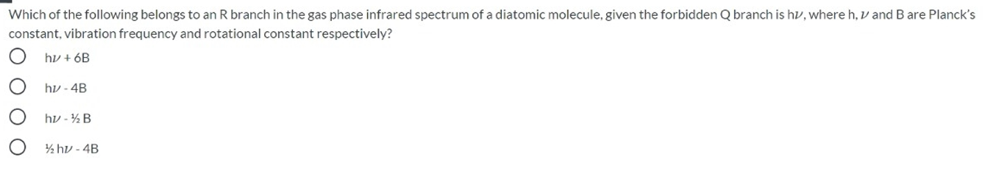 Solved Which of the following belongs to an R branch in the | Chegg.com
