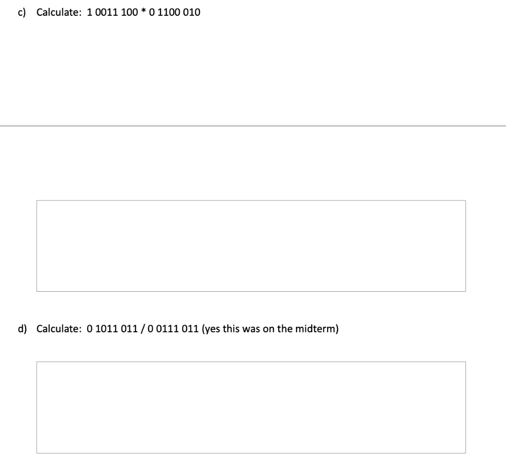 Solved 6) Minifloat Floating point maths problem (If you | Chegg.com