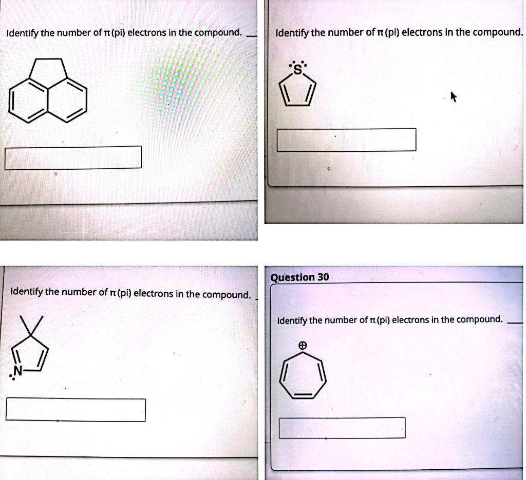 Solved Identify the number of rt (pi) electrons in the | Chegg.com