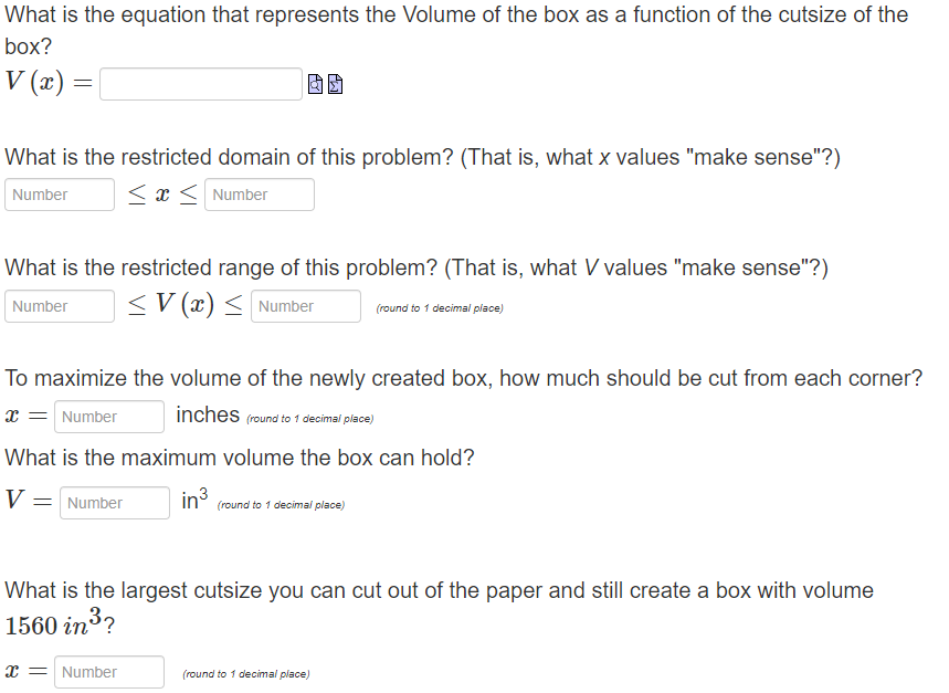 Solved We are constructing a box from a rectangular piece of | Chegg.com