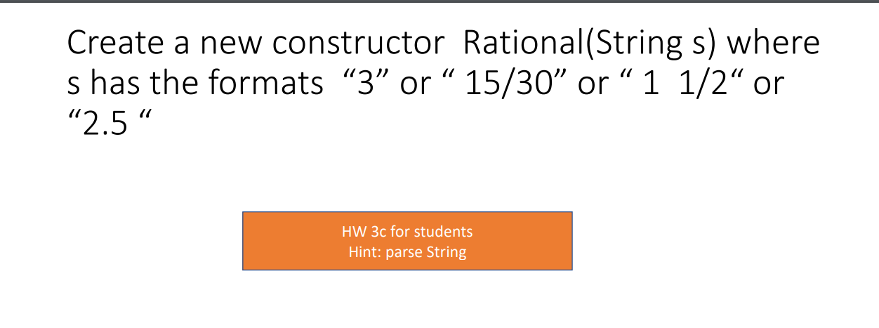 Solved Add a default constructor Improve the display of | Chegg.com