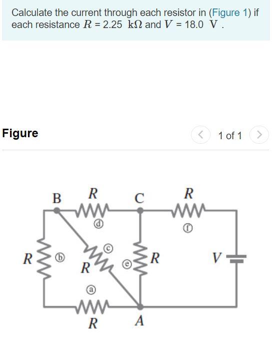 Solved Calculate the current through resistor a. Calculate | Chegg.com