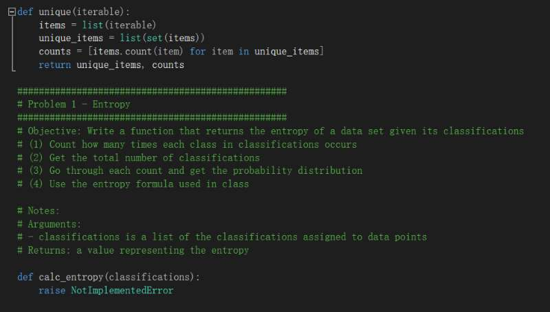 Eldef unique (Iterable): items = list (iterable) | Chegg.com
