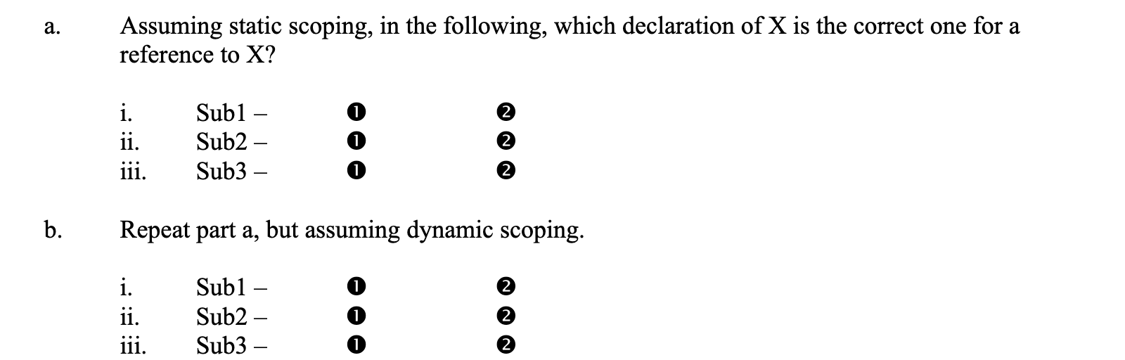 Solved Consider The Following Ada Skeletal Program 
