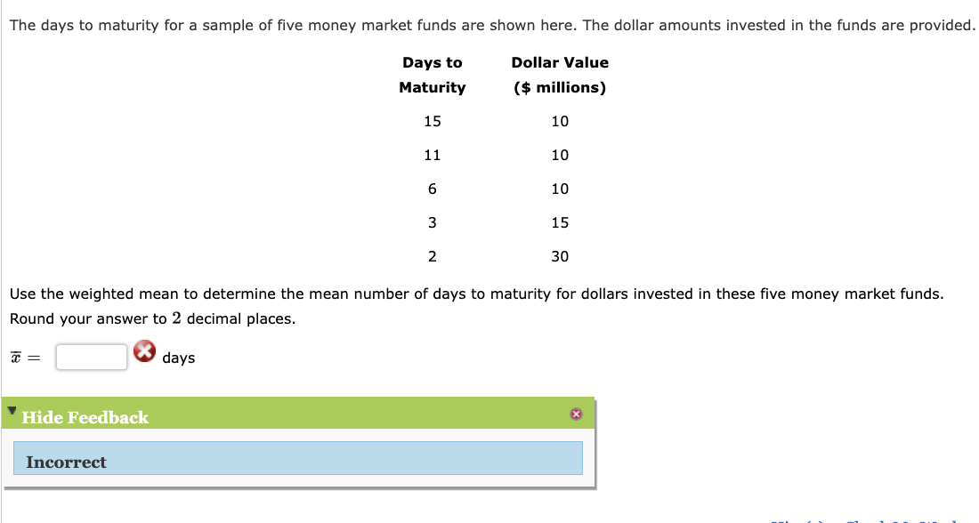 Solved Use the weighted mean to determine the mean number of | Chegg.com