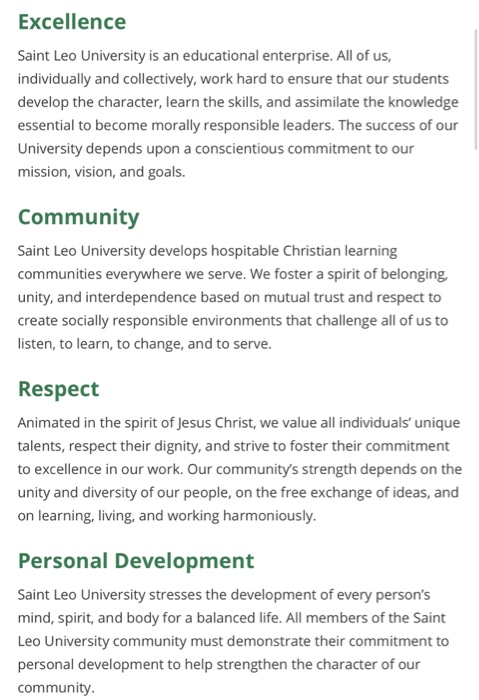 Solved Based on everyday experiences, put the six Saint Leo | Chegg.com