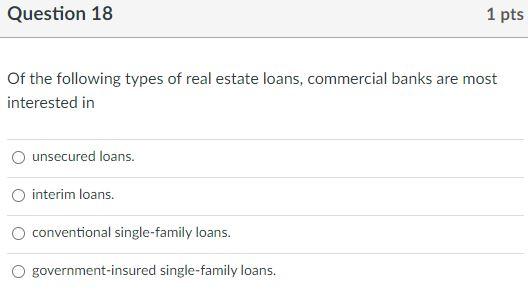 Solved Question 17 1 pts An example of a demand deposit is | Chegg.com