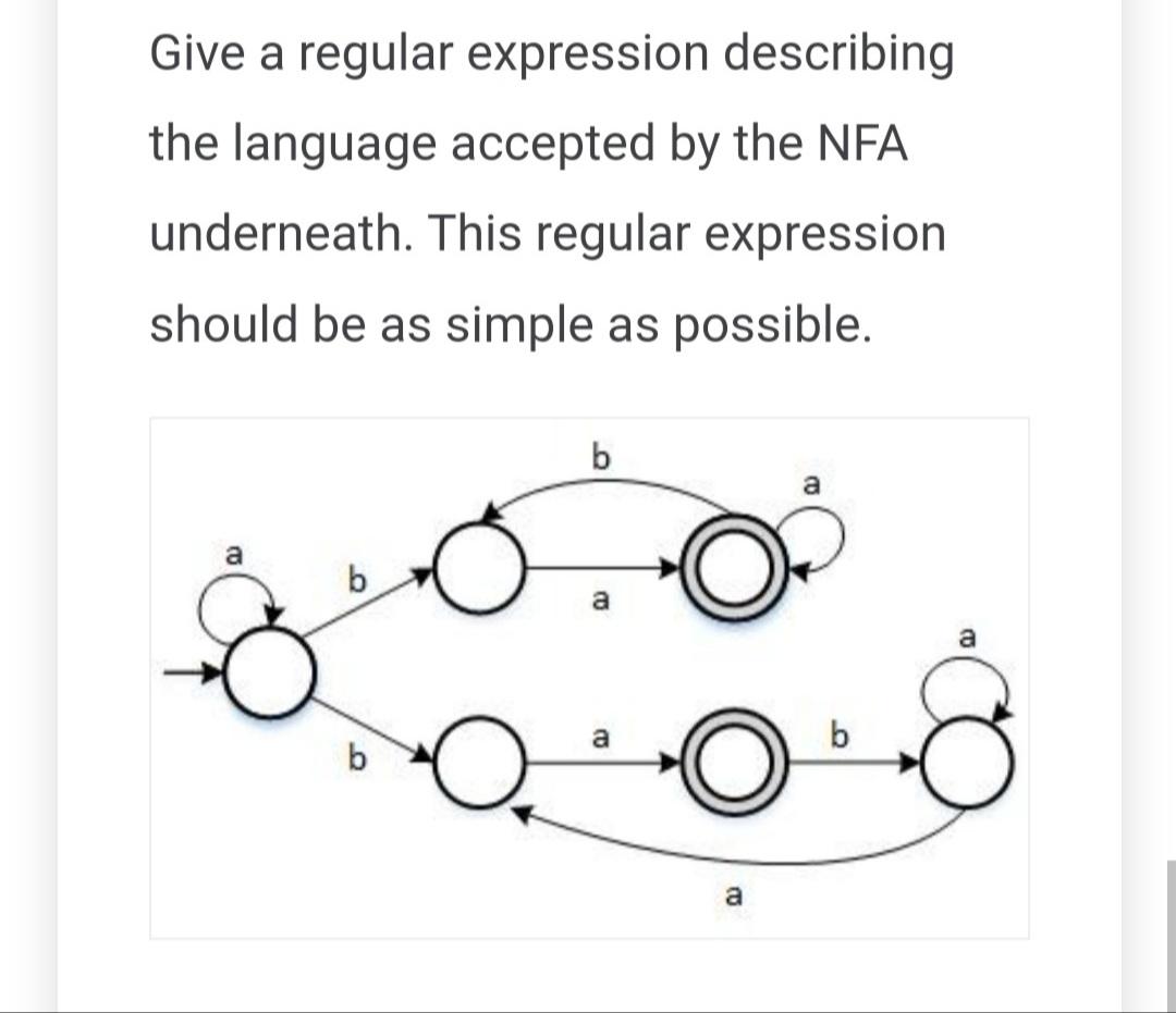Solved Give A Regular Expression Describing The Language