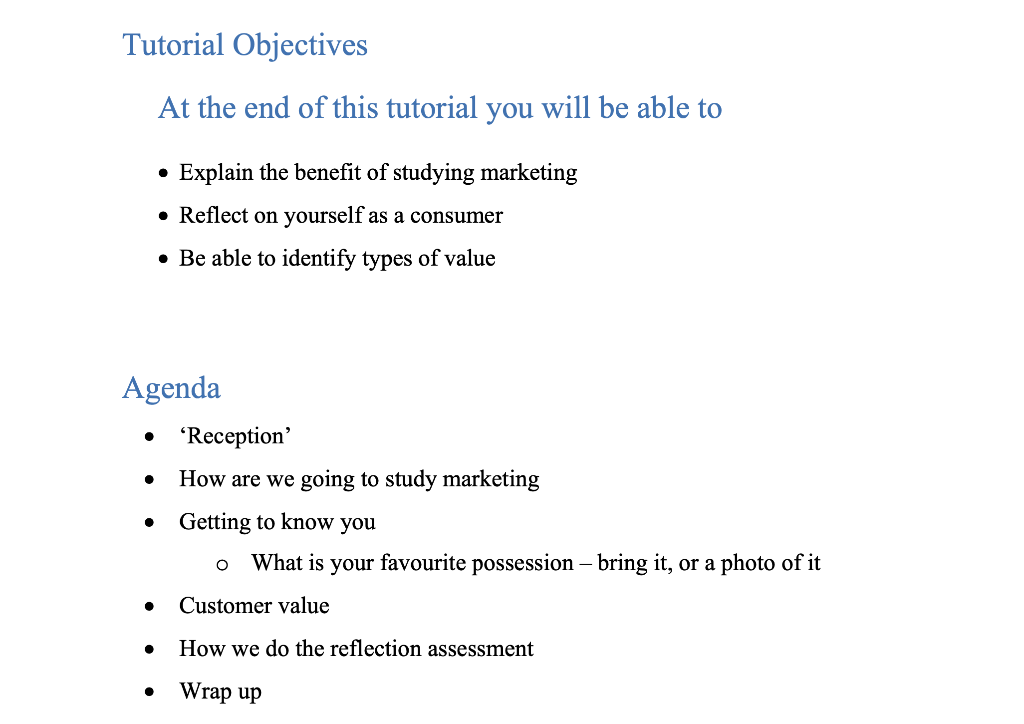 Solved Tutorial Objectives At the end of this tutorial you | Chegg.com