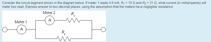 Solved Consider the circuit segment shown in the diagram | Chegg.com