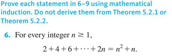 Solved Prove each statement in 6-9 using mathematical | Chegg.com