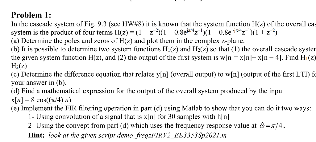 Solved % File demo_freqzFIRV2_EE3353Sp2021.m % Given to | Chegg.com
