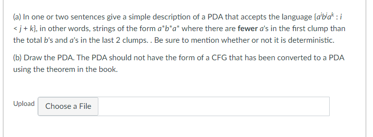 Solved (a) In one or two sentences give a simple description | Chegg.com
