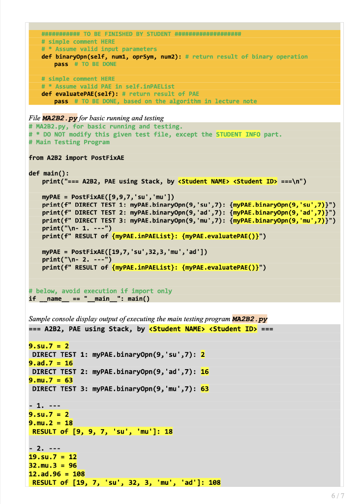 A2B2 (10 marks) Develop a Stack-Based Application of | Chegg.com