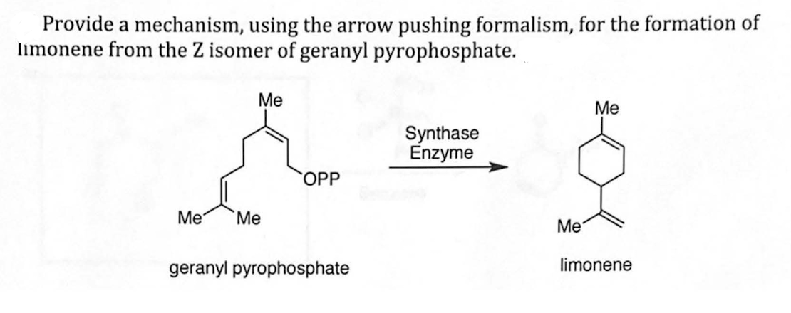 Solved Provide a mechanism, using the arrow pushing | Chegg.com