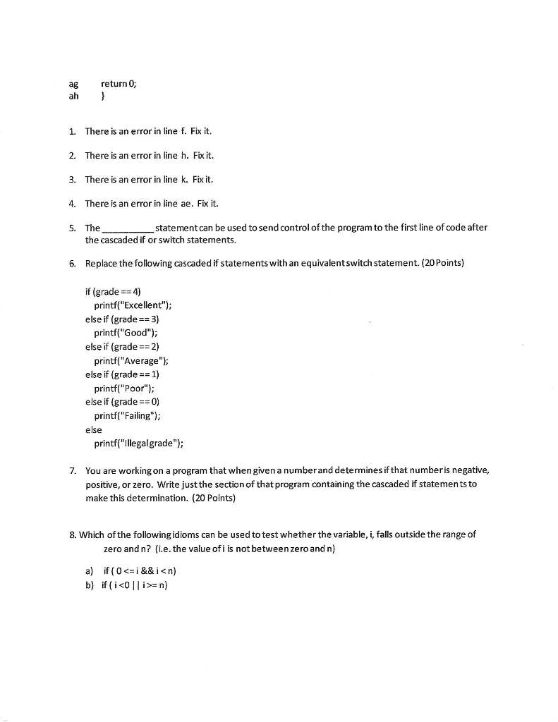 Solved Tech 1211 Computer Programming Name Homework 7