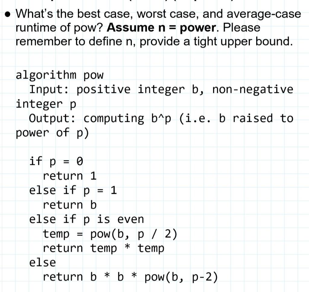 Solved Provide Tight Upper Bound Theta Time Complexity for | Chegg.com Solved Provide Tight Upper Bound Theta Time Complexity for | Chegg.com
