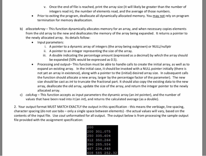Solved Objectives: 1) Use pointers; 2) Dynamically allocate | Chegg.com Solved Objectives: 1) Use pointers; 2) Dynamically allocate | Chegg.com